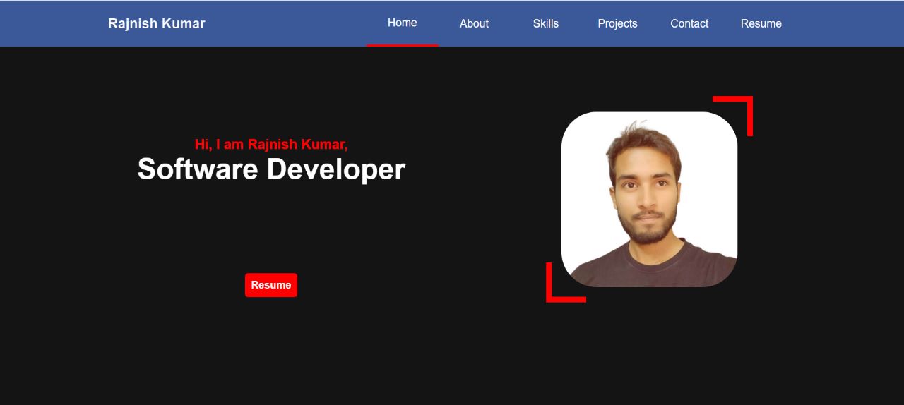 Welcome To Rajnish's Portfolio